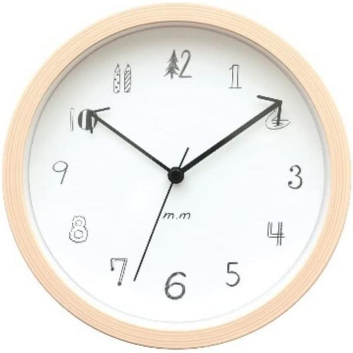 松尾ミユキ ウォールクロック S Arrow Wood : moikka! - 通販 - Yahoo!ショッピング