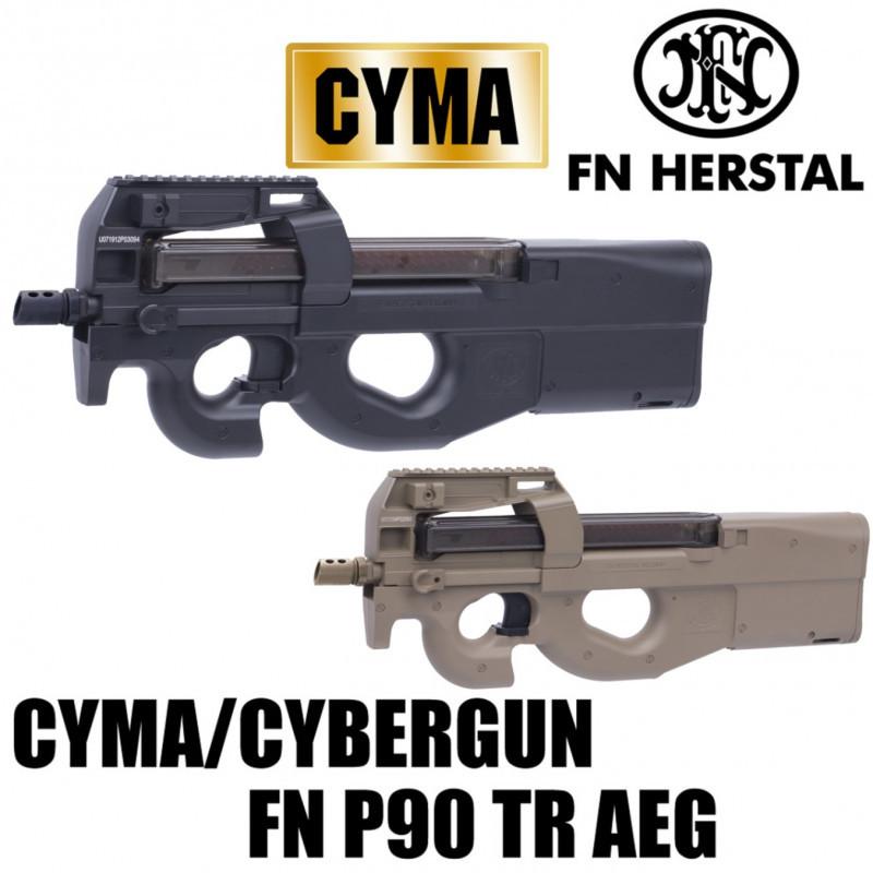 【数量限定！月間特選特価品！】CYMA/CYBERGUN FN P90 TR 電動ガン BK/DE : 総合エアガンSHOPモケイパドック ...