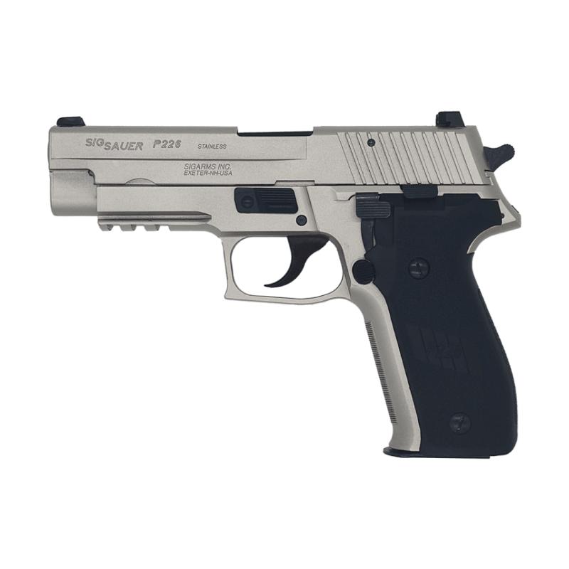 【10/1(水)5％OFFクーポン】タナカ モデルガン SIG P226 レールドフレーム Evolution 2 “Warm Silver Coating” ALL HW : 総合エアガン ...