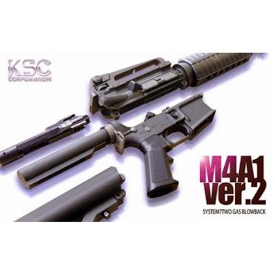 KSC・M4A1 ver.2 ブローバックガスガン ガスガン : 総合エアガンSHOPモケイパドック - 通販 - Yahoo!ショッピング