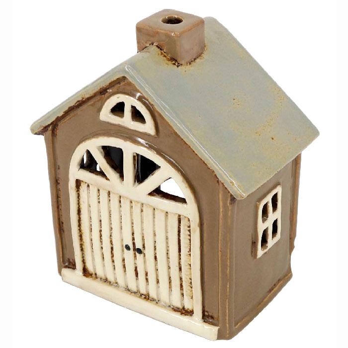 東洋石創 candle house 29222 キャンドルホルダー キャンドルハウス 陶器 置物 お香立て 香炉 : 29222 : 木馬家具 ...