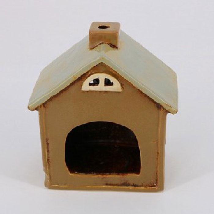 東洋石創 candle house 29222 キャンドルホルダー キャンドルハウス 陶器 置物 お香立て 香炉 : 29222 : 木馬家具 ...