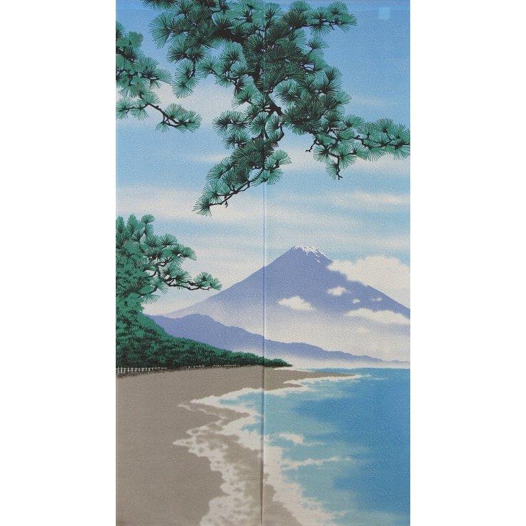 のれん 四季富士 85×150cm 2つ割れ 富士山 風景 和風 日本製 春9241/夏9273/秋9244/冬9274 :ANRK:木馬家具 - 通販 - Yahoo!ショッピング