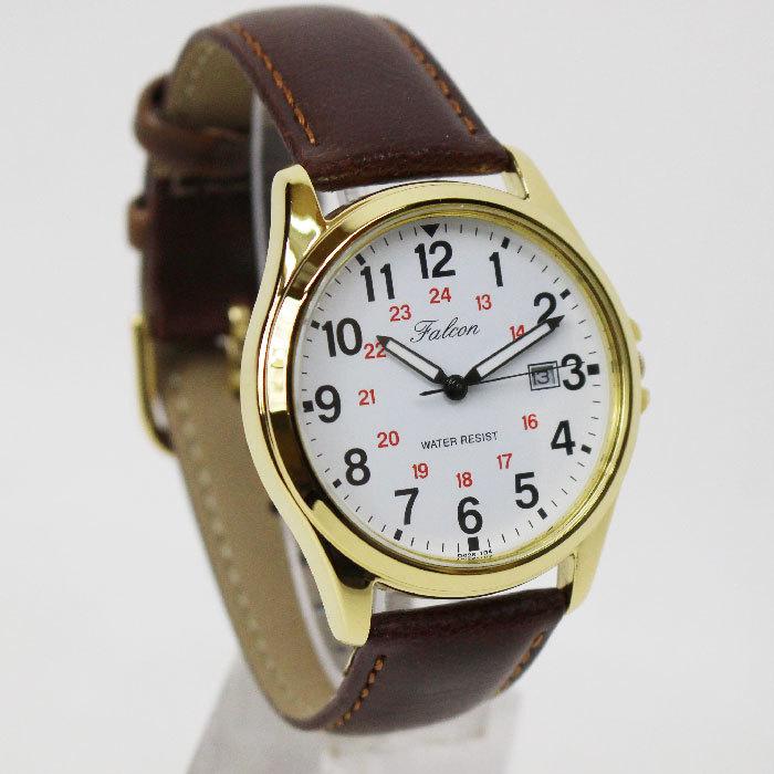 Q&Q シチズン Falcon ファルコン 腕時計 アナログ 防水 日付 メンズ D026-104/D026-105/D026-304/D026-305 : 木馬家具 - 通販 - Yahoo ...