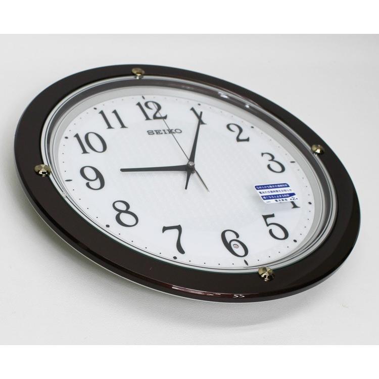 SEIKO セイコー 電波掛け時計 電池切れ予告機能 茶メタリック塗装光沢仕上げ KX217B : 木馬家具 - 通販 - Yahoo!ショッピング