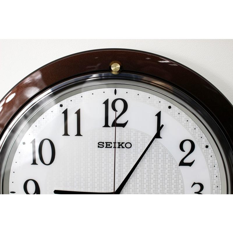 SEIKO セイコー 電波掛け時計 電池切れ予告機能 茶メタリック塗装光沢仕上げ KX217B : 木馬家具 - 通販 - Yahoo!ショッピング