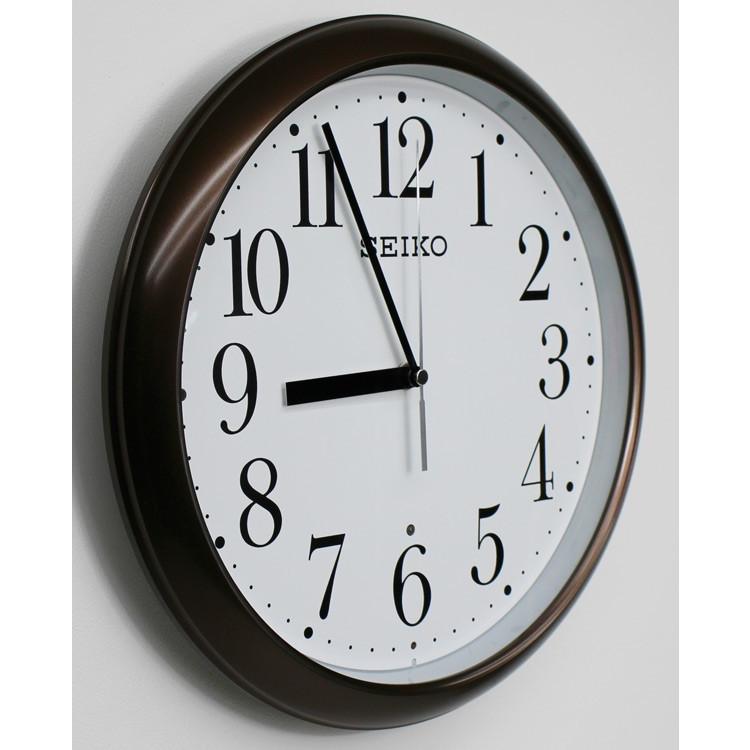 セイコー 電波掛け時計 スタンダード 茶 KX218B/シルバー KX218S :KX218:木馬家具 - 通販 - Yahoo!ショッピング