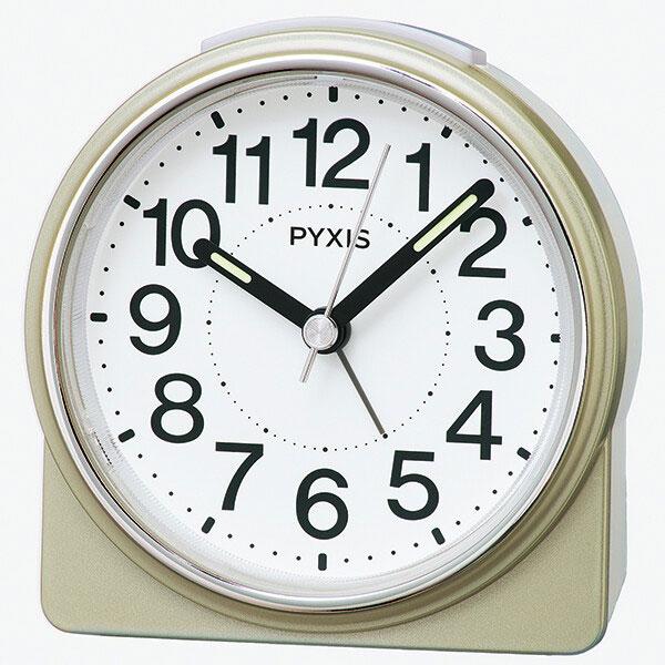 セイコー PYXIS ピクシス クオーツ 目覚まし時計 電子音 連続秒針 白 NR451W / 薄金色 NR451G 送料無料 : 木馬家具 - 通販 - Yahoo!ショッピング