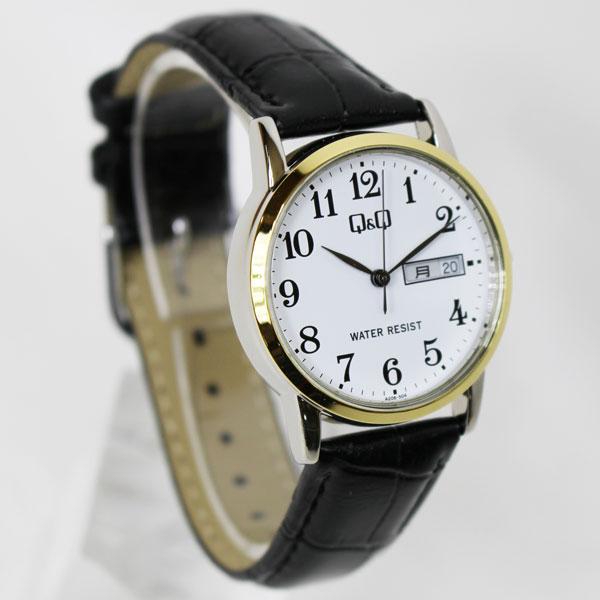 Q&Q シチズン 腕時計 メンズ Day&Date デイ&デイト 合皮ベルト カレンダー アナログ 日常生活防水 A182-301、A202-304、A206-504 : 木馬家具 - 通販 ...