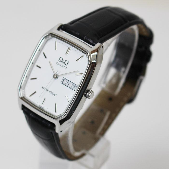 Q&Q シチズン 腕時計 メンズ Day&Date デイ&デイト 合皮ベルト カレンダー アナログ 日常生活防水 A182-301、A202-304、A206-504 : 木馬家具 - 通販 ...