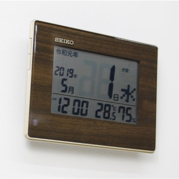 セイコー SEIKO 掛け置き兼用 目覚まし時計 電波時計 SQ442B デジタル 令和表示 カレンダー 送料無料 : 木馬家具 - 通販 - Yahoo!ショッピング