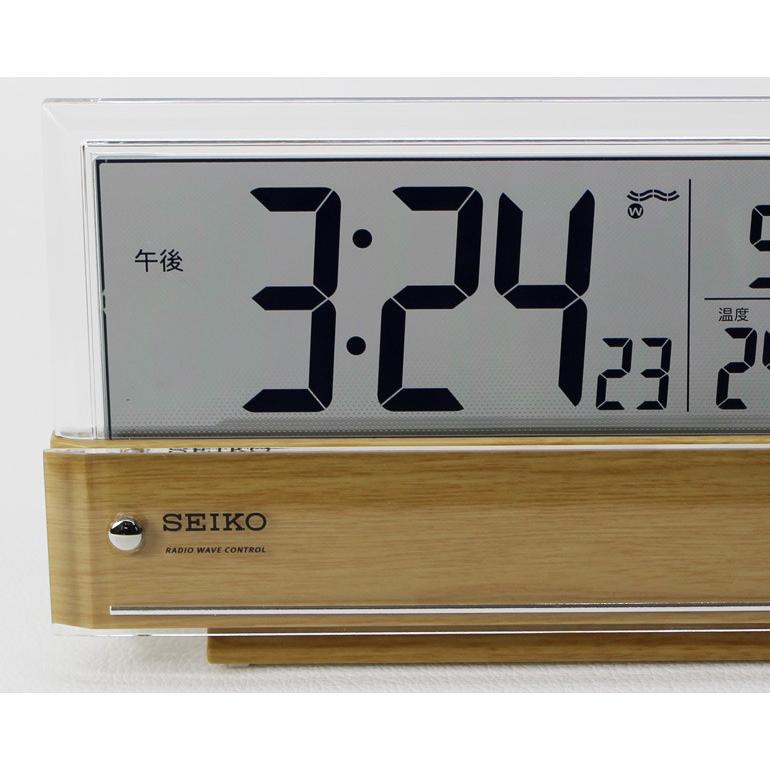 SEIKO セイコークロック SEIKO 目覚まし時計 置き時計 電波時計 デジタル セイコー目覚まし時計 シースルー表示 SQ782B 送料無料 : 木馬家具 - 通販 - Yahoo!ショッピング