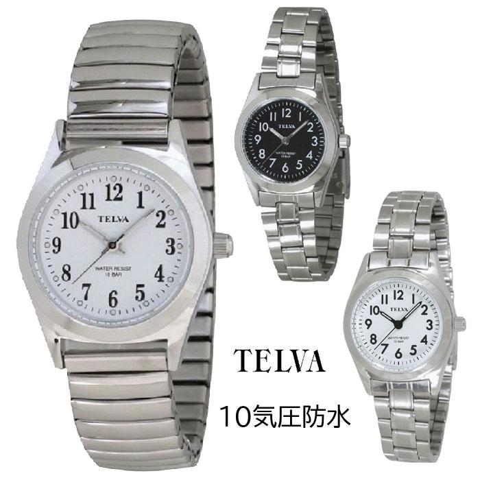 クレファー TELVA テルバ アナログウオッチ レディース 10気圧防水 腕時計TE-AL010-BKS、TE-AL010-WTS 、TE-AL011-WTS 【メール便 送料無料 ...