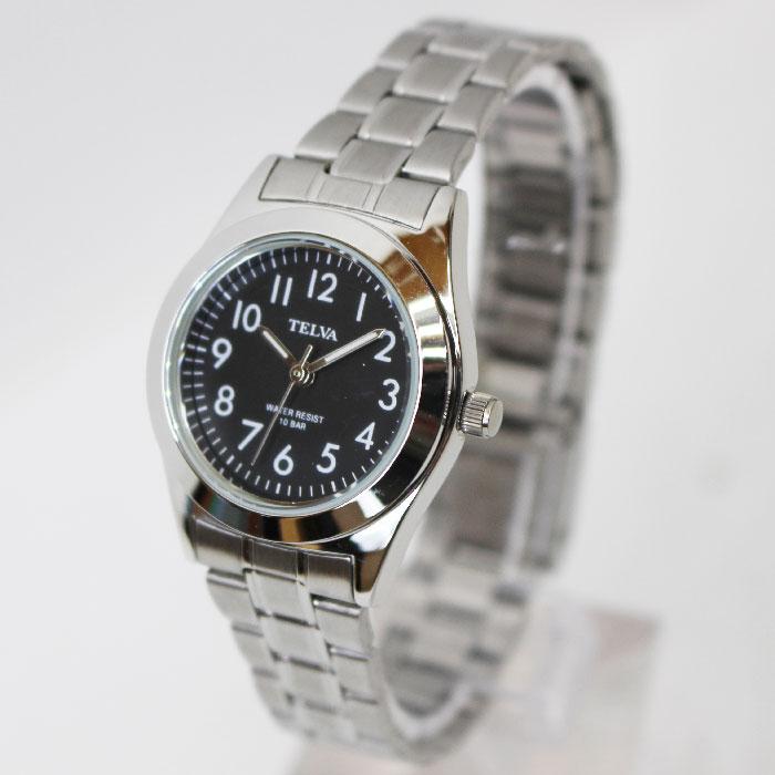 クレファー TELVA テルバ アナログウオッチ レディース 10気圧防水 腕時計TE-AL010-BKS、TE-AL010-WTS 、TE-AL011-WTS 【メール便 送料無料 ...