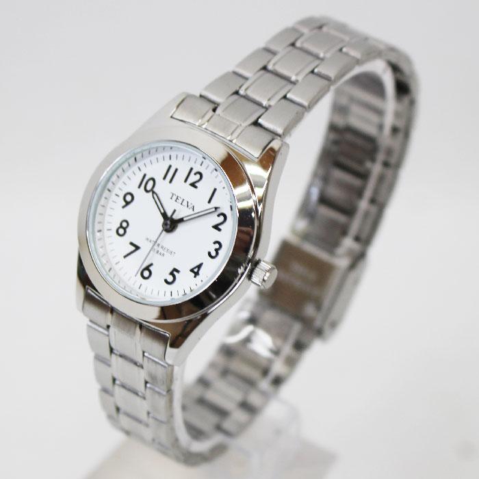 クレファー TELVA テルバ アナログウオッチ レディース 10気圧防水 腕時計TE-AL010-BKS、TE-AL010-WTS 、TE-AL011-WTS 【メール便 送料無料 ...