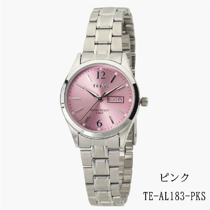 TELVA クレファー TELVA テルバ アナログウオッチ レディース 腕時計 日本製ムーブメント 日付・曜日付 TE-AL176 、TE-AL177、TE-AL178、TE-AL183 ...