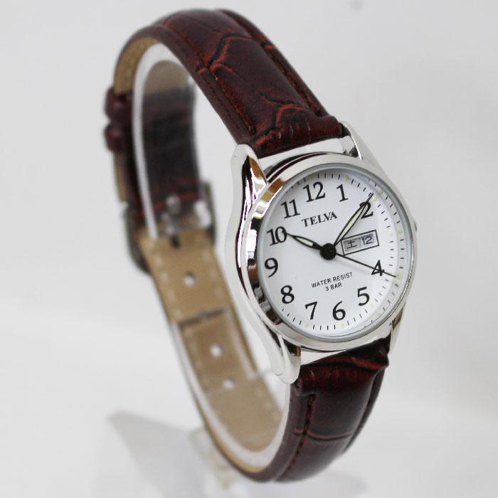TELVA クレファー TELVA テルバ アナログウオッチ レディース 腕時計 日本製ムーブメント 日付・曜日付 TE-AL176 、TE-AL177、TE-AL178、TE-AL183 ...