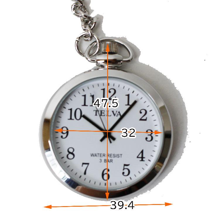 TELVA クレファー TELVA テルバ アナログウオッチ メンズ 懐中時計 TE-AM153 日本製ムーブメント : 木馬家具 - 通販 - Yahoo!ショッピング