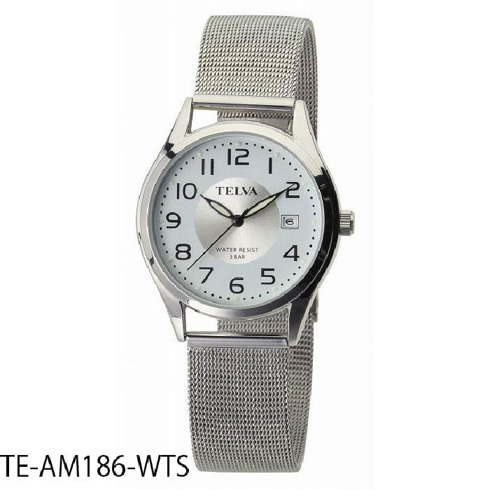 TELVA クレファー テルバ 薄型 アナログウオッチ メンズ 腕時計 日本製ムーブメント TE-AM184-WTS/TE-AM185-WTS/TE-AM186-WTS/TE-AM187 ...