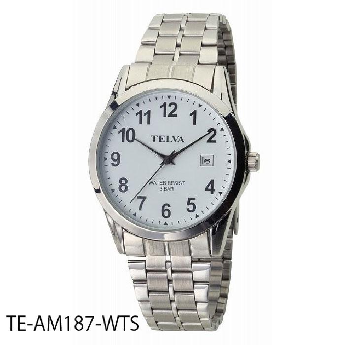 TELVA クレファー テルバ 薄型 アナログウオッチ メンズ 腕時計 日本製ムーブメント TE-AM184-WTS/TE-AM185-WTS/TE-AM186-WTS/TE-AM187 ...