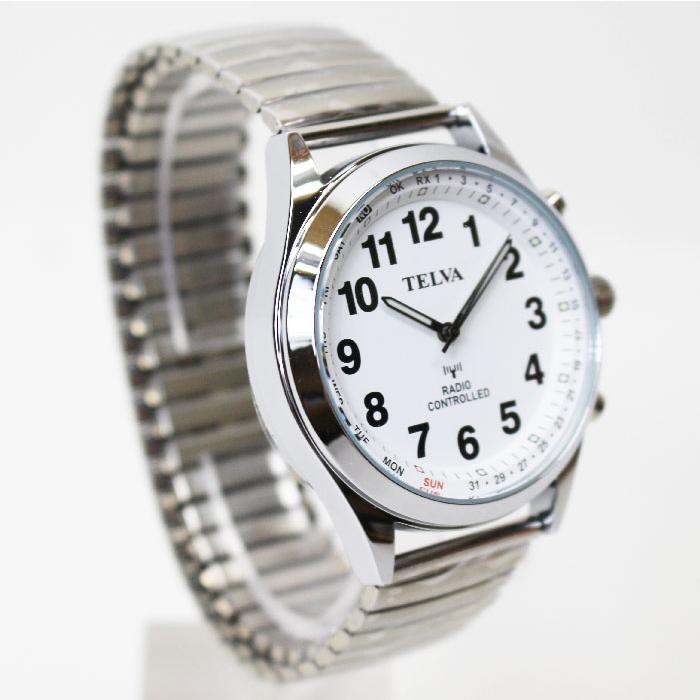 TELVA 電波時計 10年電池 テルバ アナログウオッチ 電波 腕時計 メンズ TE-AM368-WTS TE-AM370-BKS TE-AM369-WTS TE-AM370-BKU TE ...