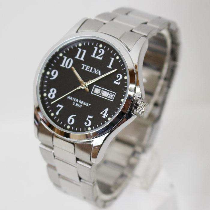 TELVA クレファー TELVA テルバ アナログウオッチ メンズ 腕時計 日本製ムーブメント 日付・曜日付 TE-AM176、TE-AM177、TE-AM180、TE-AM179、TE ...