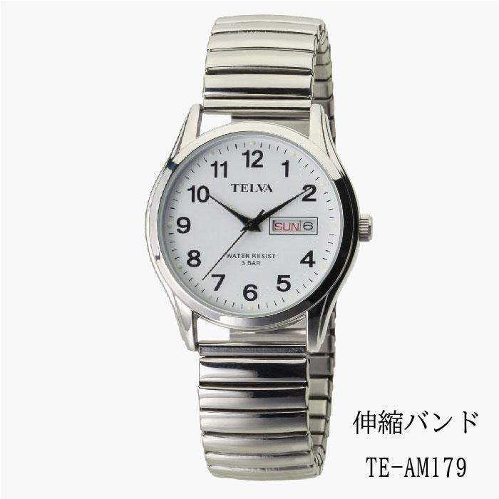 TELVA クレファー TELVA テルバ アナログウオッチ メンズ 腕時計 日本製ムーブメント 日付・曜日付 TE-AM176、TE-AM177、TE-AM180、TE-AM179、TE ...