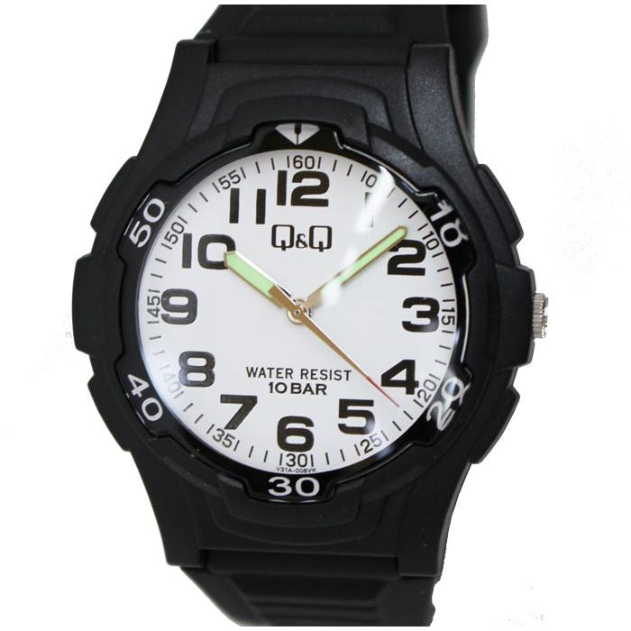 Q&Q シチズン Q＆Q 腕時計 アナログ 10気圧防水 ウレタンベルト メンズ V31A-007VK・V31A-008VK・V31A-009VK : 木馬家具 - 通販 - Yahoo!ショッピング