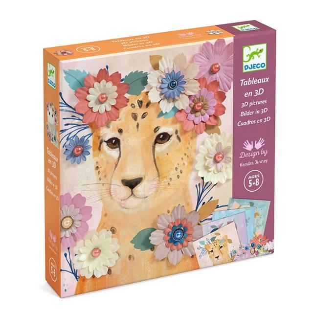 DJECO 工作キット おもちゃ 手作り 知育玩具 5歳 6歳 7歳 8歳 誕生日 プレゼント 3Dピクチャーフローラルリース : 木のおもちゃ もくぐるみ Yahoo!店 - 通販 ...