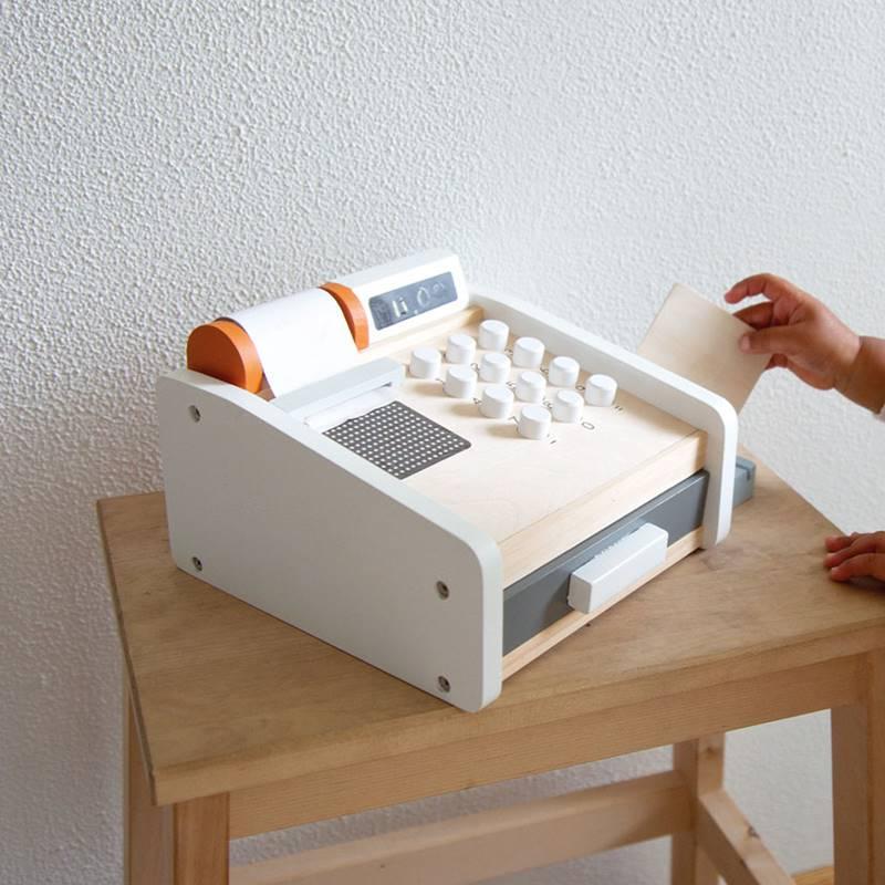 TRYCO レジ お金 おもちゃ おままごとセット 木製 お店屋さんごっこ 木のおもちゃ キャッシュレジスター : 木のおもちゃ もくぐるみ ...