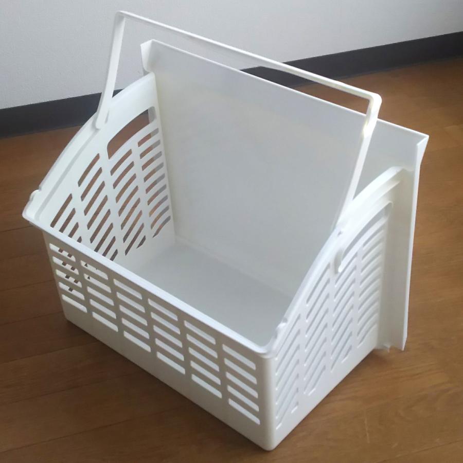 平和工業 配送無料 ランドリーボックス クレバン2段 W438 D287 H725 キャスター付き ランドリー収納 ランドリールーム リビング キッチン バスケット 収納家具 HW-LBCV2 ...