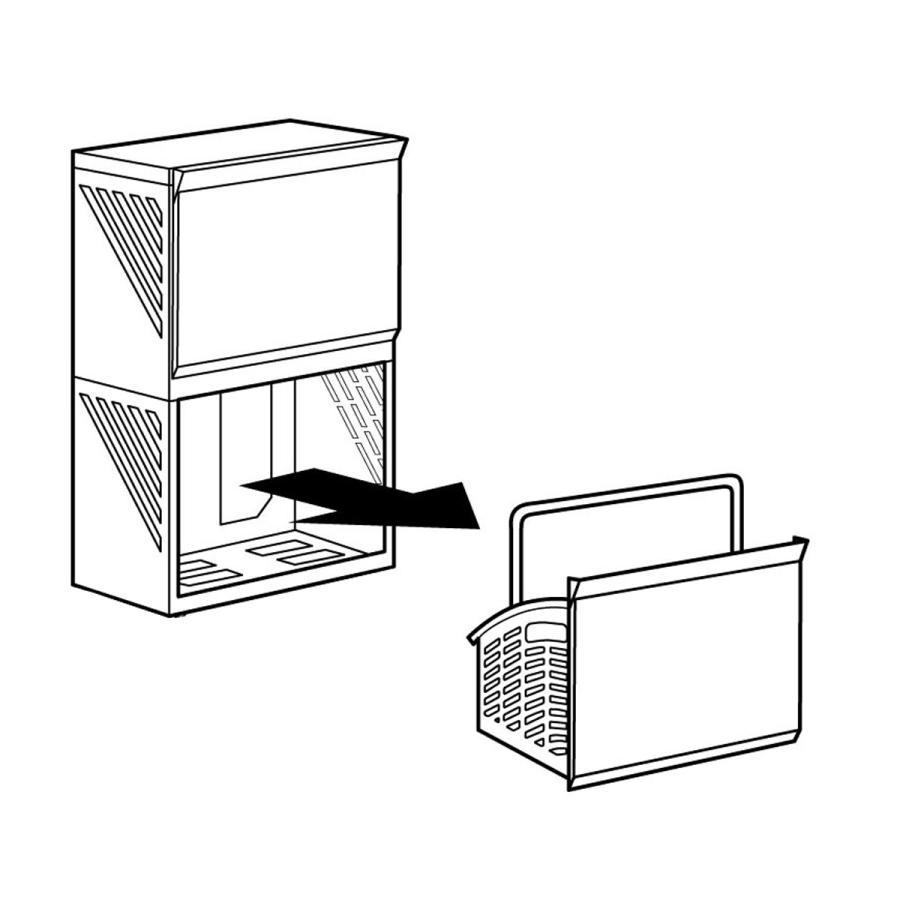 平和工業 配送無料 ランドリーボックス クレバン2段 W438 D287 H725 キャスター付き ランドリー収納 ランドリールーム リビング キッチン バスケット 収納家具 HW-LBCV2 ...