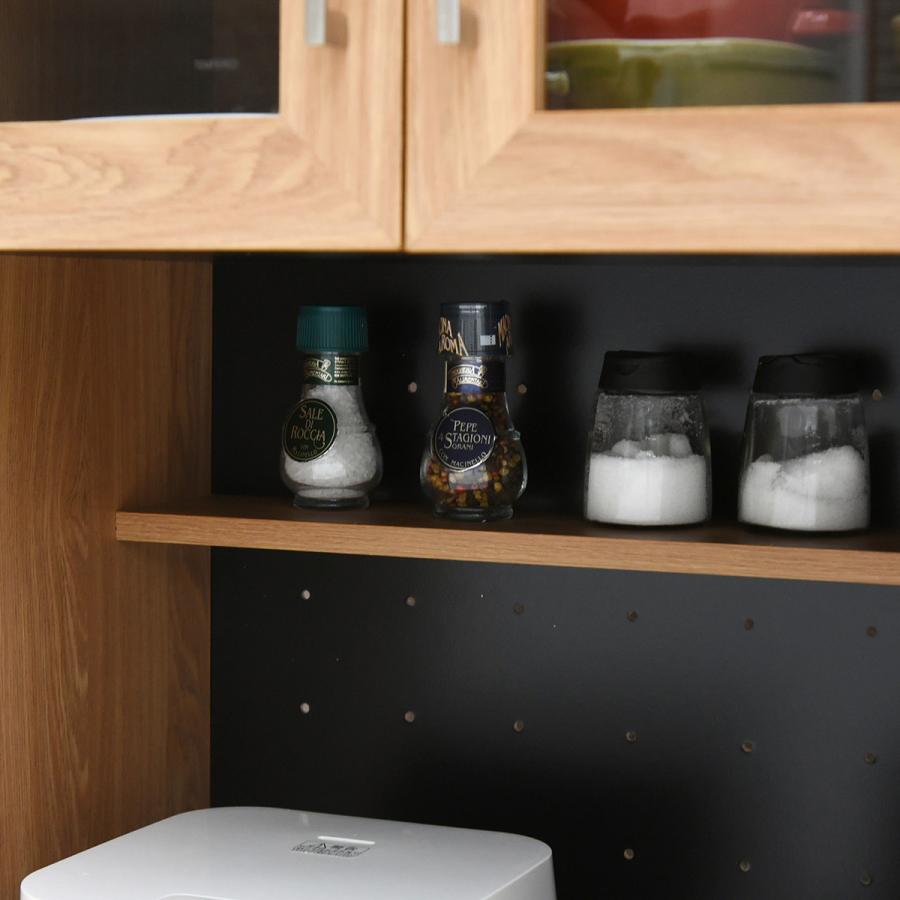 配送無料 ケイッティオ レンジボード W605 D415 H1795 キッチン収納 家電収納 収納家具 木製家具 扉付き収納 スライド棚 2口コンセント付き JKP-FAP0019 :JKP ...