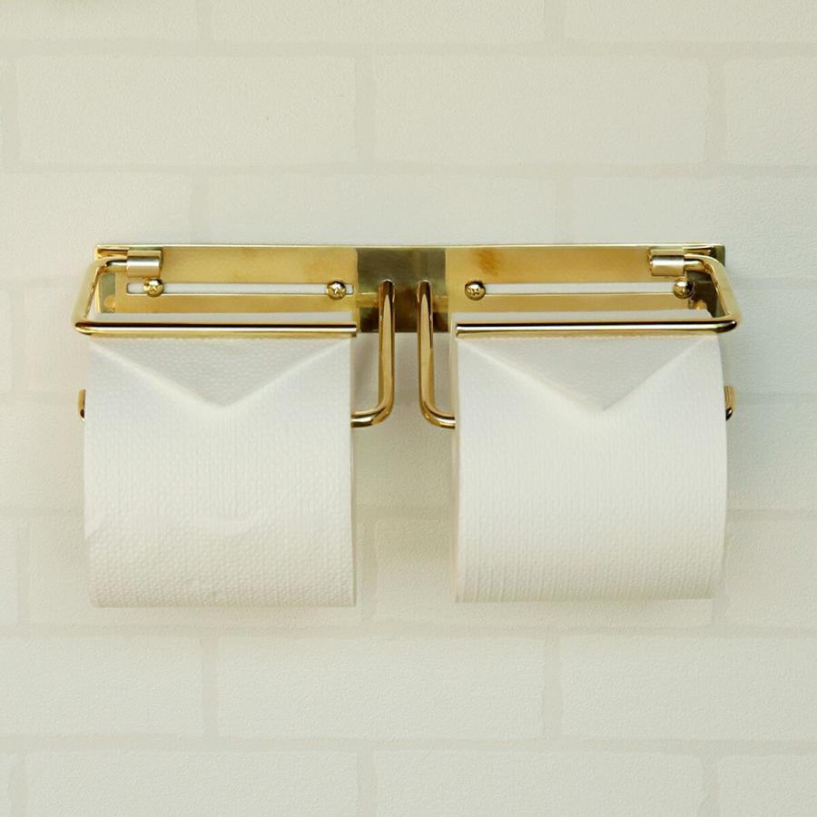 配送無料 真鍮トイレットペーパーホルダー フラン シングルタイプ W140 D85 H51 Fran フランシリーズ トイレットペーパーホルダー トイレ お手洗い MJ-PHFRD-GD ...