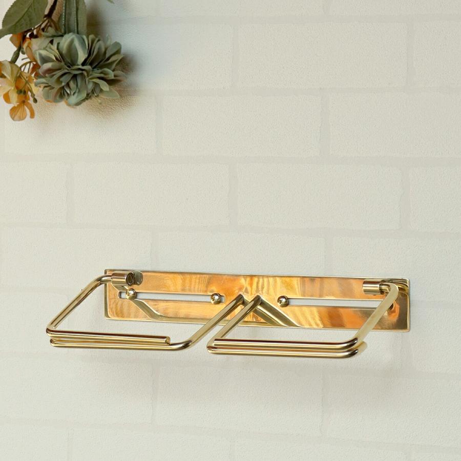 配送無料 真鍮トイレットペーパーホルダー フラン シングルタイプ W140 D85 H51 Fran フランシリーズ トイレットペーパーホルダー トイレ お手洗い MJ-PHFRD-GD ...