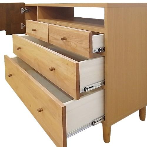 リビングチェスト 幅115 ワイド OSLO 大川家具 国産 日本製 木製 リビングチェスト 幅115 ワイド OSLO 大川家具 国産 日本製 木製