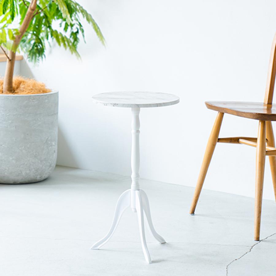 永井興産 配送無料 コーディサイドテーブル W300 D300 H525 サイドテーブル ミニテーブル 天然木 2WAY使用 海外インテリア マーブル/モルタル/ウッド NG-CTN3031 ...