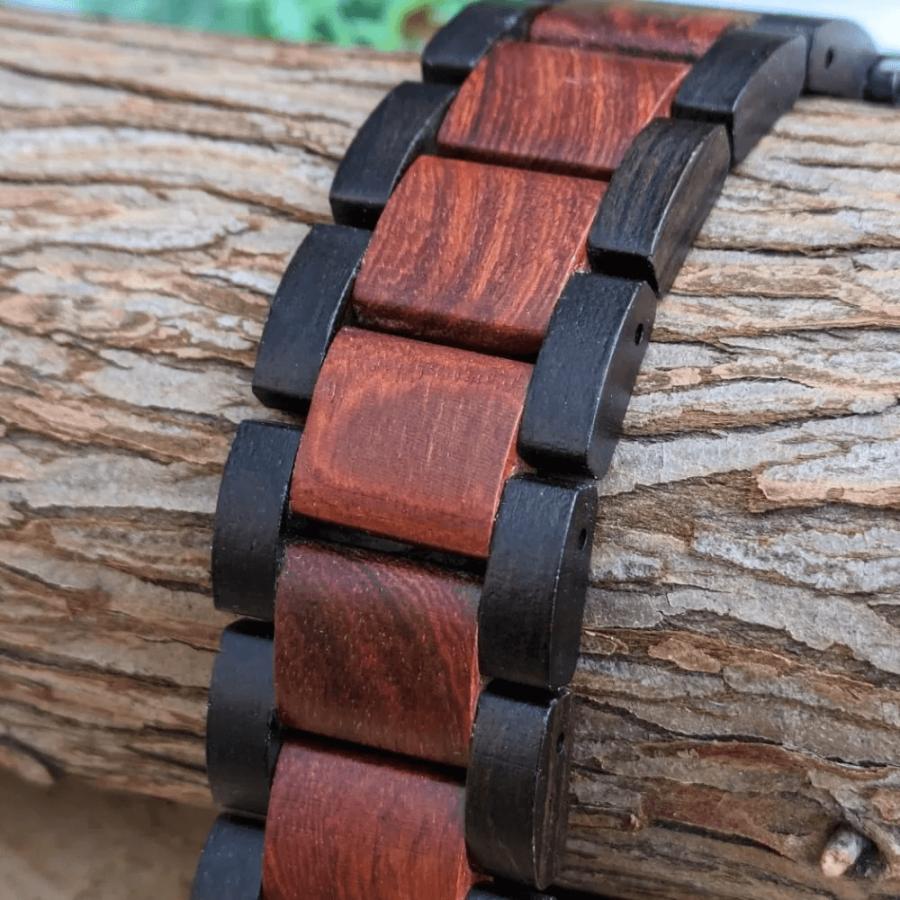 アップルウォッチ バンド 木製 エボニーウッド レッドサンダルウッド 38 40 41 42 44 45 46 49 mm ウルトラ se 日本製 おしゃれ アインバンド EINBAND ...