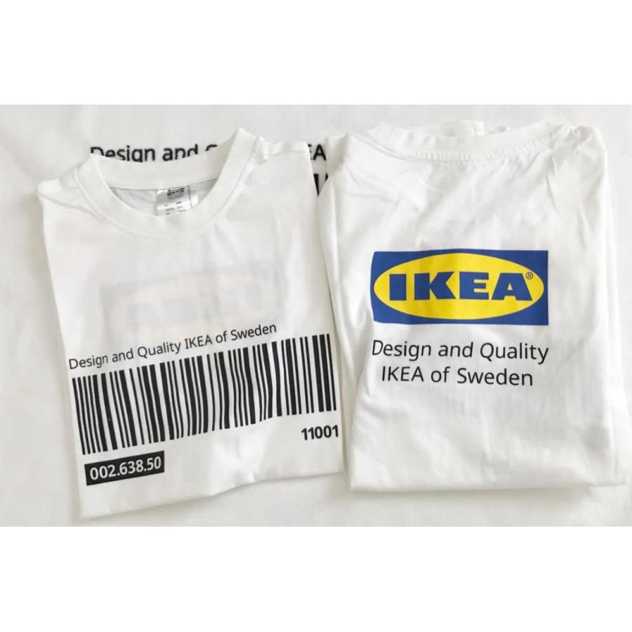 送料無料 IKEA Tシャツ メンズ/レディース/S/M/L/XLサイズ EFTERTRADA エフテルトレーダ ホワイト おもしろTシャツ ...
