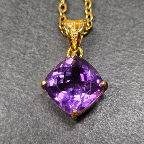 アメシスト ペンダント アメジスト ネックレス : momi accessory - 通販 - Yahoo!ショッピング