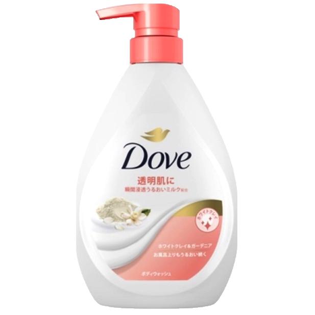 Dove（パーソナル・ケア） ユニリーバ DOVE ダヴ ボディウォッシュ ホワイトクレイ＆ガーデニア ポンプ本体470g & 詰替用330g【ボディソープ 透明肌に】3点セット : 百彩百貨 ...
