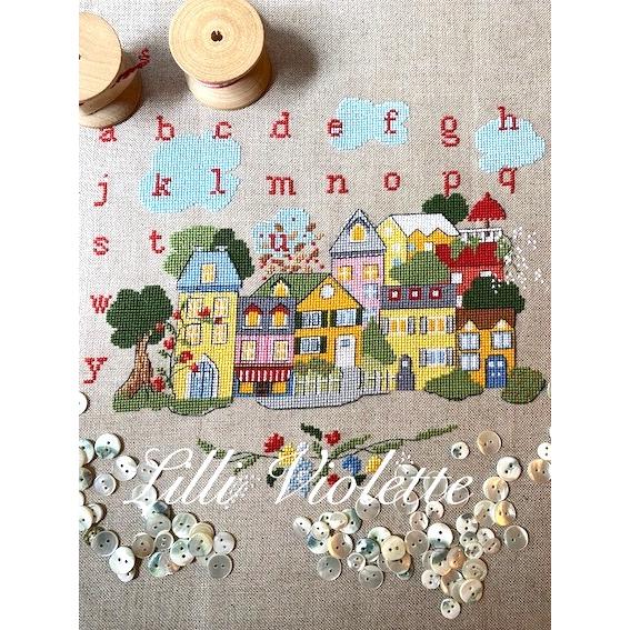 ★2024NEW★イタリア クロスステッチ リリー ヴィオレット リリ・ヴィオレット 図案 Lilli Violette【Cloud Dust】クラウドダスト チャート 輸入刺繍 ...