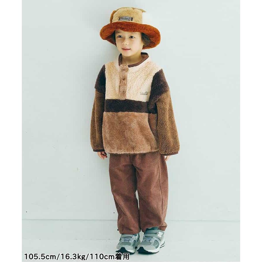 マルチカラー切替ファーフリースプルオーバー ベージュ 女の子 男の子 子供服 : monacoco - 通販 - Yahoo!ショッピング