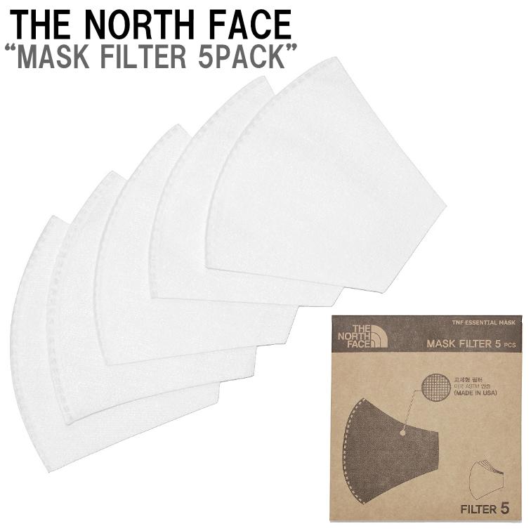 THE NORTH FACE ノースフェイス ESSENTIAL MASK FILTER 5PACK エッセンシャル マスクフィルター 【衛生 ...
