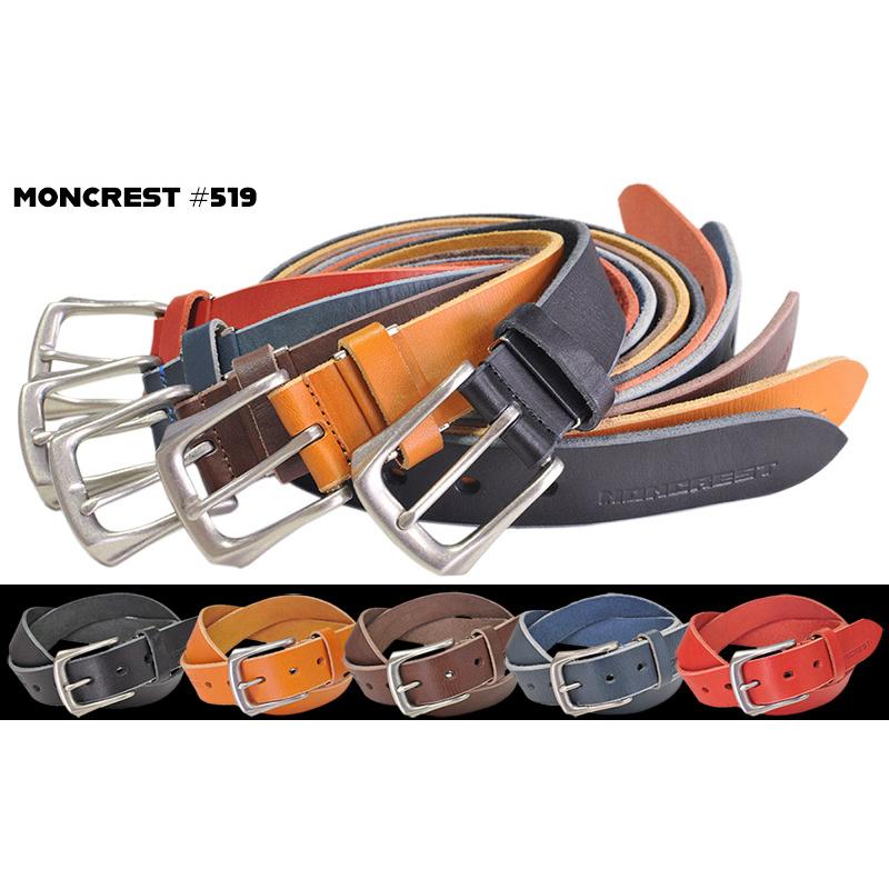 栃木レザー ベルト メンズ 名入れ可 本革 MONCREST #519 ギフト レディース 贈り物 MC-519 : ベルト専門店MONCREST - 通販 - Yahoo!ショッピング