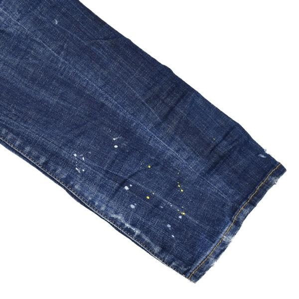 DSQUARED2 ディースクエアード YELLOW RIPPED SPOTS WASH TIDY DSQUARED2 ディースクエアード YELLOW RIPPED SPOTS WASH TIDY