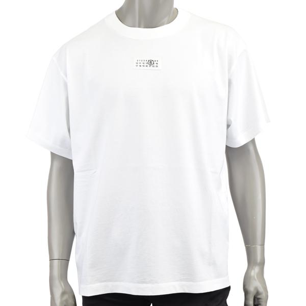 MM6 Maison Margiela エムエムシックス T-shirt with numeric logo label/ロゴ ラベル T ...