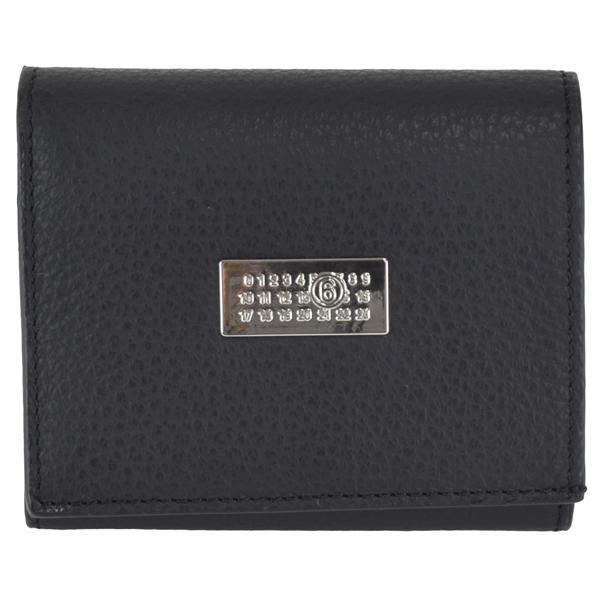 MM6 Maison Margiela エムエムシックス NUMERIC WALLET /ロゴプレート 三つ折り財布/SA6UI0030 ...