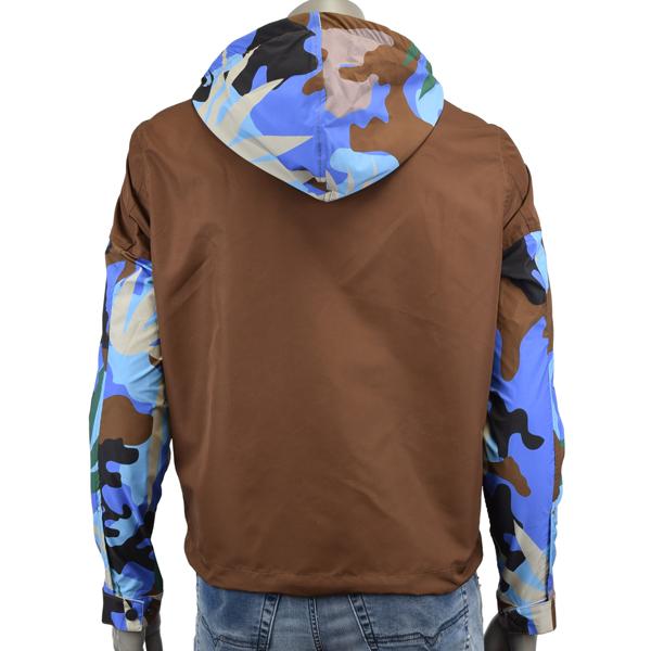 P.M.D.S. ピーエムディーエス AKIKO/ジップ パーカー/ナイロン ブルゾン/カモフラ×ブラウン/S23JK 3787 : MONDOROBE - 通販 - Yahoo!ショッピング