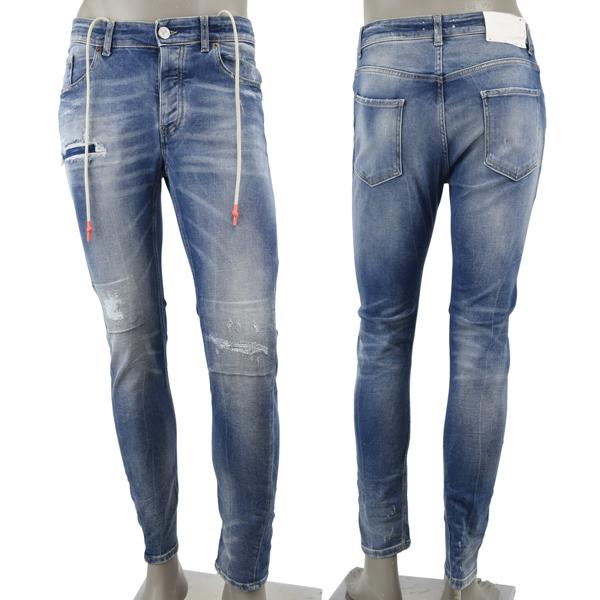 P.M.D.S. ピーエムディーエス BARRET/ダメージ加工 ストレッチ ジーンズ/インディゴブルー/S23J3527 521 5MG : MONDOROBE - 通販 - Yahoo ...